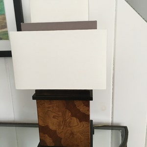 3-Tier 18 hardback lamp shade in off-white muslin fabric | Etsy