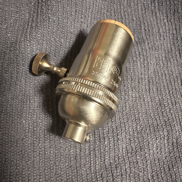 Light Socket - Solid Brass - Best Quality Lamp Socket - Choose Finish ...