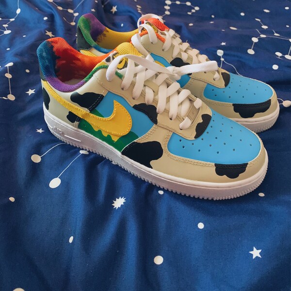 Custom Painted Football Cleats “denim” - Etsy