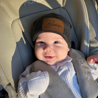Personalize Baby Beanie With Name Custom Toddler Hat Kids Youth Child ...