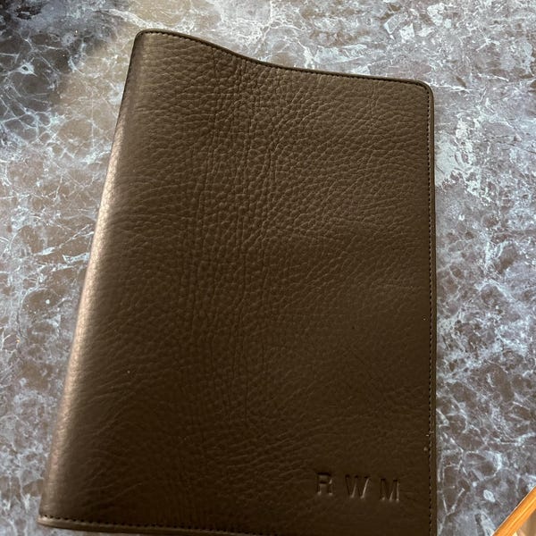 Sermon Notebook Leather, Pastor Notebook, Sermon Binder, Minister Gift ...