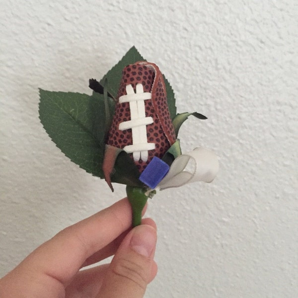 Football Rose Sport Bud - Etsy
