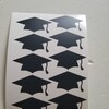 Graduation Hat Stickers Grad Cap Graduation Ceremony - Etsy