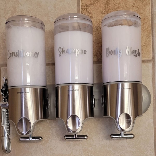 Shampoo Conditioner Body Wash Stickers | Personalized Shampoo Labels ...