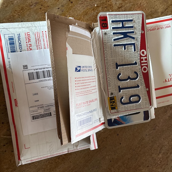 License Plate Pick Your State, All Authentic License Plates, Real ...