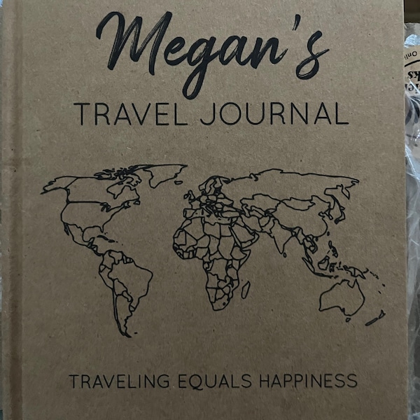 Custom World Travel Journal · Gap Year Plan Notebook · Color in the Map ...