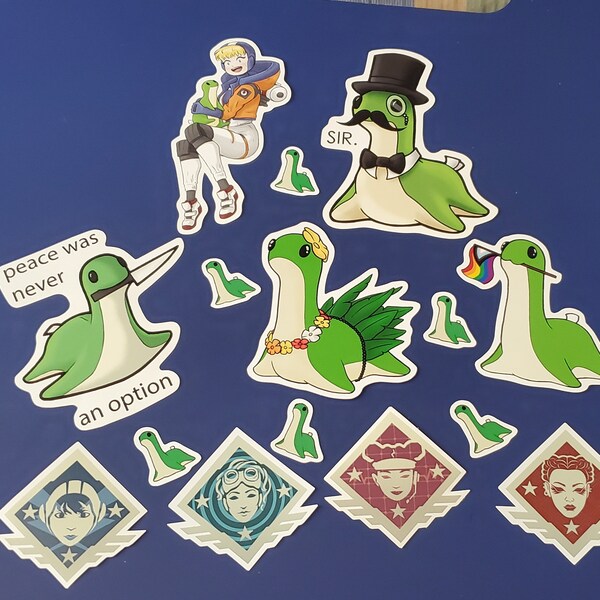 Plush Nessie Waterproof Sticker | Apex Legends - Etsy