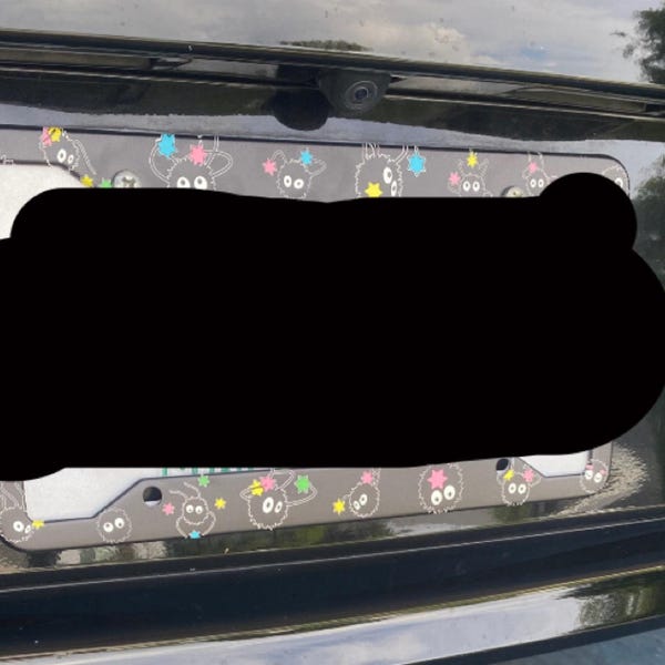 Soot Sprite License Plate Frame Spirited Away Kamaji Studio Ghibli ...