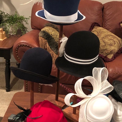 Hat Display Stand / Wooden Hat Stand / Collapsible Hat Display / HT002 ...