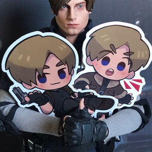 Leon Kennedy Resident Evil 3 Matte Vinyl Stickers - Etsy