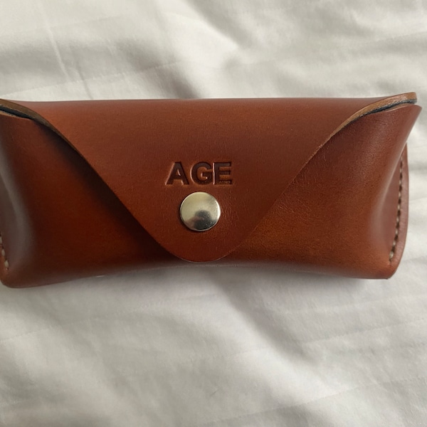 Ray Ban Case-leather Sunglasses Case-glasses Case Whiskey Saddle ...