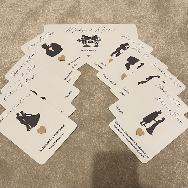 Disney Movie Theme Table Numbers Table Cards - Etsy