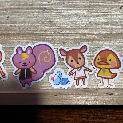 AC Doodle Stickers - Etsy