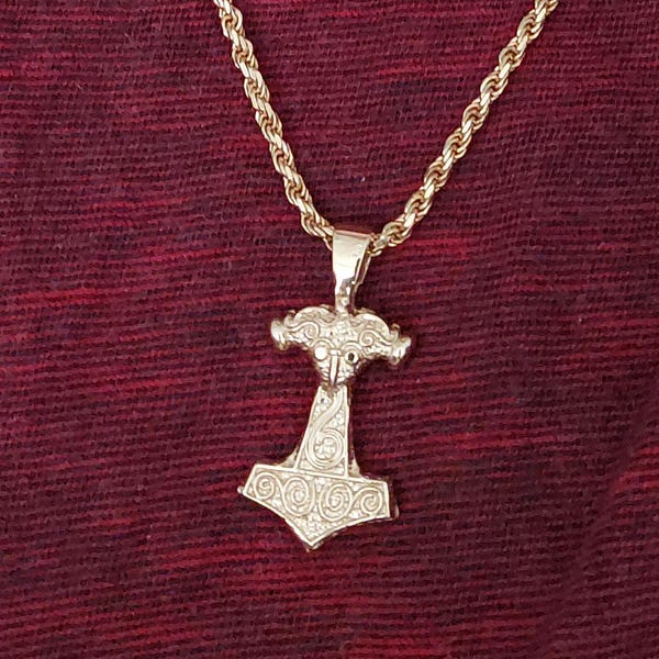 Solid, Gold, 14k, Yellow, Cross, Ragnar, Ragnar’s Cross, Pendant ...