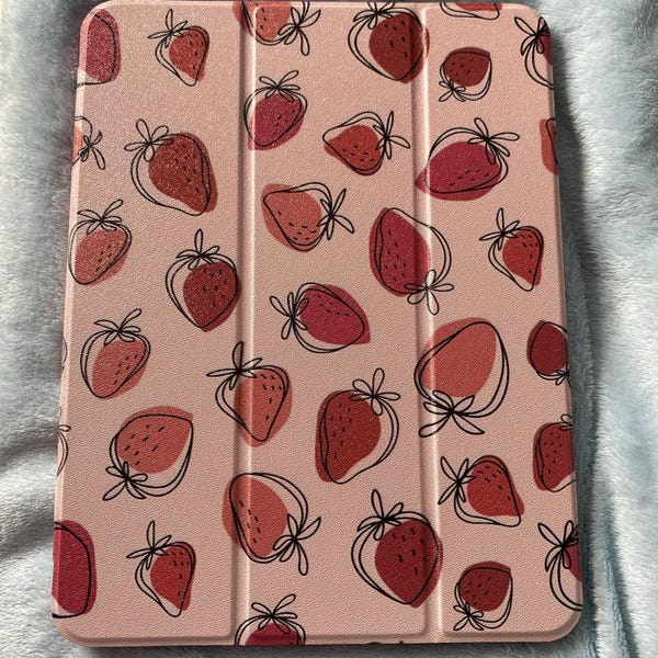 Floral Bow Blue iPad Case for iPad Pro 12.9” 11” 2024, Air 6 5 4, Mini ...