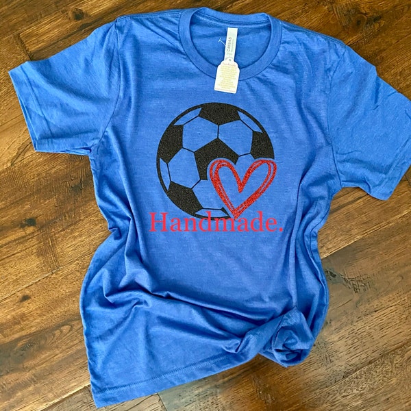 Soccer SVG Ball Heart FBC High School Spirit Middle Junior Mom T-shirt ...