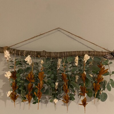 Eucalyptus Wall Hanging-boho Decor-wall Hanging Eucalyptus-bohemian ...