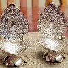 Pure Silver Kerala Kuthu Vilakku/lamp- Pure Silver Gift Items- Pooja ...
