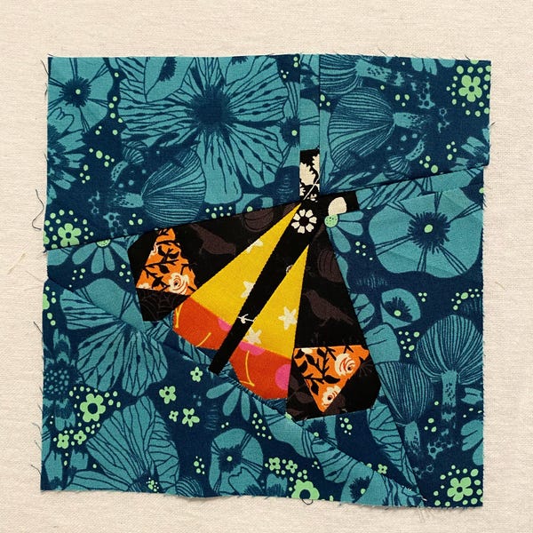 Spooky Moth Foundation Paper Piecing Pattern PDF, Spooky and Sweeter ...