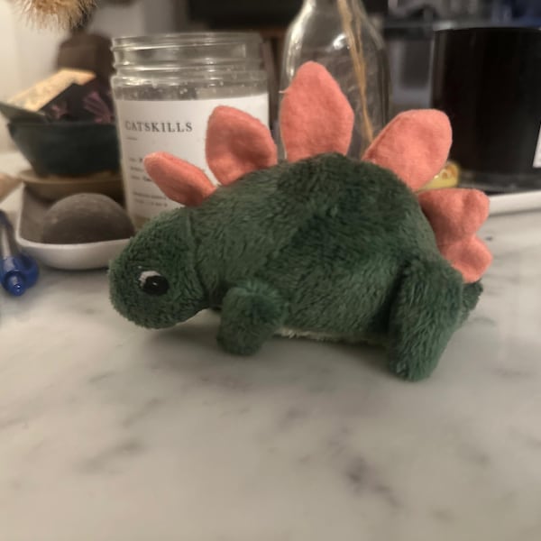 Stegosaurus PDF Sewing Pattern, Video Tutorial DIY Stuffed Toy Pattern ...