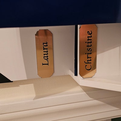 Custom Engraved 2x6 Name Plate Personalized Customized Wall Door Desk ...