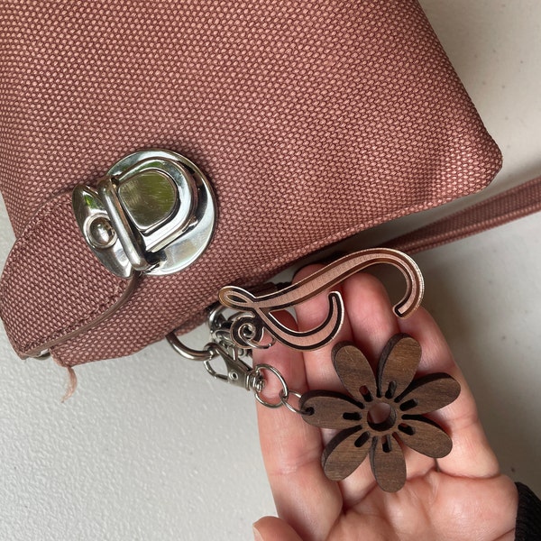 Let's Get Lost Keychain Maple Wood Trees Outdoors Adventure Gift for ...