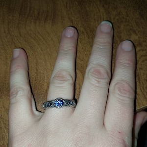 Alexandrite Dragon Ring, Celtic Dragon Wedding Band, Sterling Mens ...