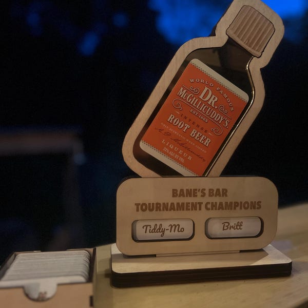 Custom Master Chef-inspired Golden Trophy - Personalized Acrylic Award ...