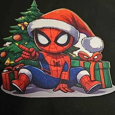 Spidey Christmas PNG Santa Hat Spidey PNG Spidey Santa PNG Christmas ...