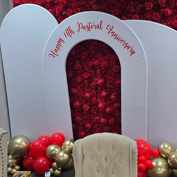 Custom Party Backdrop Decal: DIY Personalized Sign - Etsy