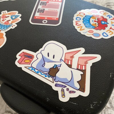 Cute Ghost Waterproof Sticker Set V3 - Etsy