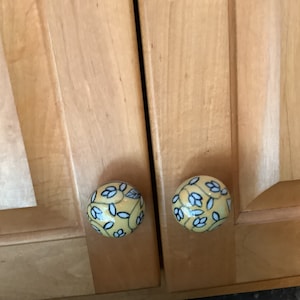 Premium Unique Style Hand Painted Ceramic Knobs/drawer Pulls/ - Etsy