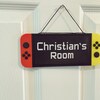 Personalized Gamer Name Sign for Door Wall or Shelf 8in X - Etsy