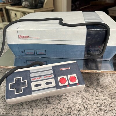 Famicom Printable Artwork Retro Video Game Controller Vector Editable ...