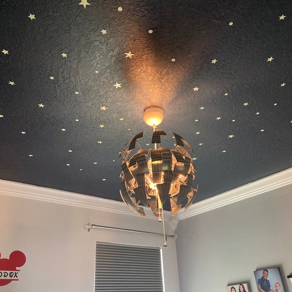 Ikea PS 2014 Star Wars Death Star Exploding Pendant Ceiling Light Lamp ...