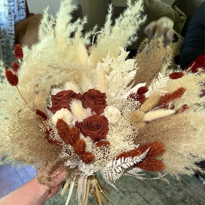 Terracotta Rust Greenery Pampas Grass Arch or Wall Decor - Etsy