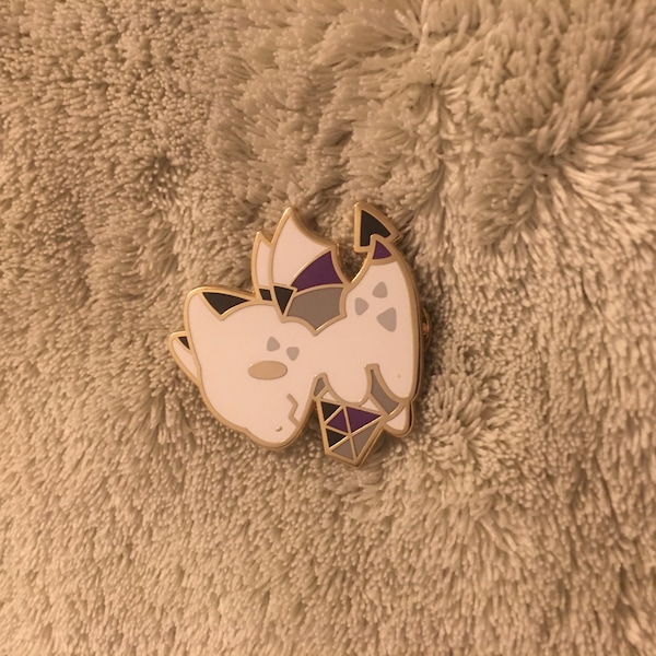 Demi Pride Dragon Enamel Pin - Etsy