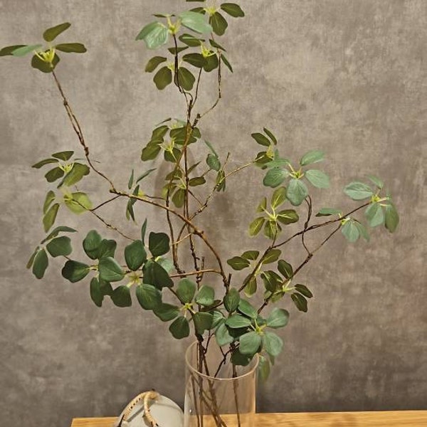 32" Faux Spring Plant Stem, Artificial Pieris Japonica Stem, Fake ...