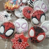 Spidey and Friends Sugar Cookies - Set of 12 Heroic Delights - Etsy