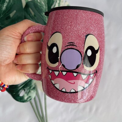 Stitch Angel Face SVG, Stitch Girl Face Svg, Angel Face Design, Dxf ...