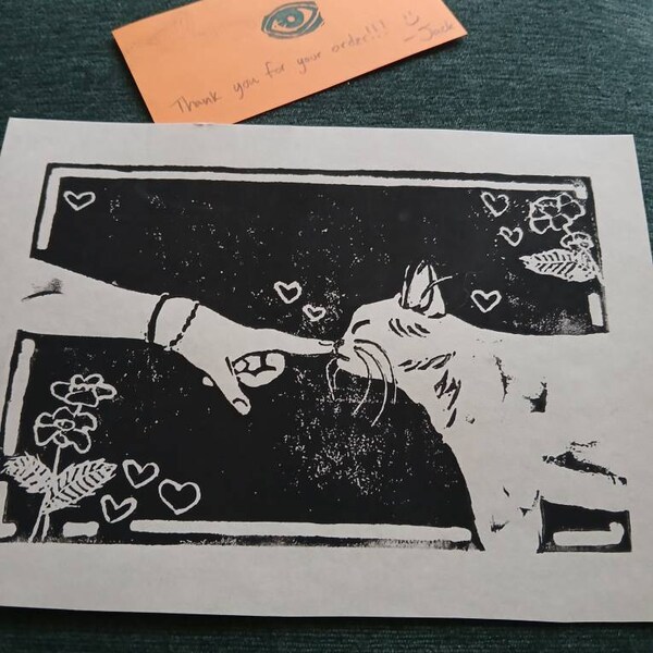 Gerry Keay (TMA) Linocut Print - Etsy