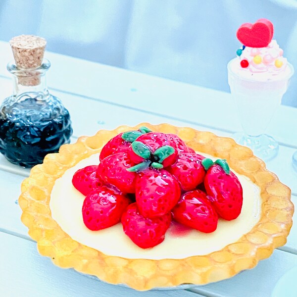 1:6 Scale Miniature Pie for Dolls, Doll Pretend Play Food, 12 Inch Doll ...
