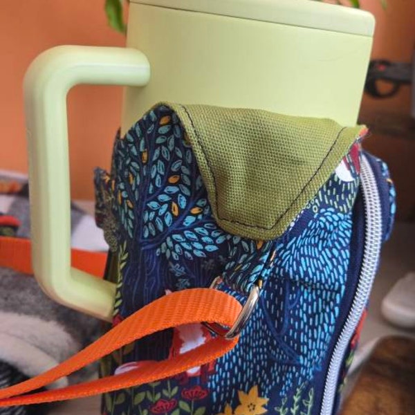 Water Bottle Sling Bag With Wallet Pocket--fox and Flora - Etsy