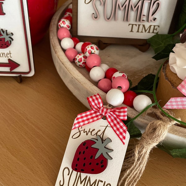Sweet Strawberry Collection Sweet Summer Garland - Etsy