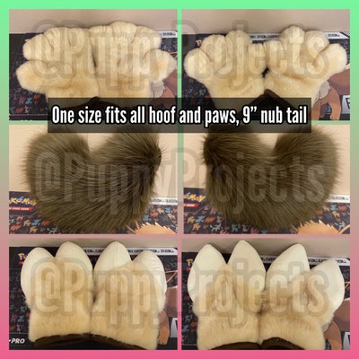 Toony Fursuit Paw Pattern - Etsy
