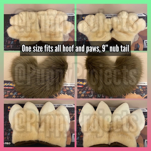 Toony Fursuit Paw Pattern - Etsy