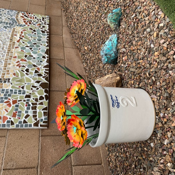 Metal Nopal Cactus Sculpture (mini) - Etsy