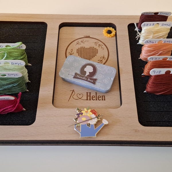 SAMPLE DMC 3mm Acrylic Bobbin With Printed Number and Colours - 1 ...