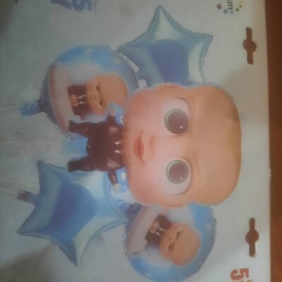 100cm X 150cm Boss Baby Banner Backdrop Party Supplies Kids Birthday ...