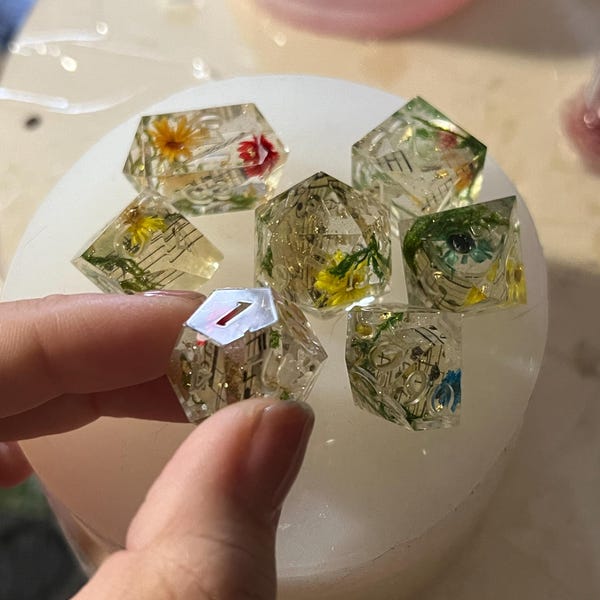 Dnd Dice Mold Set With Blanks/geode Mold- Various D6 and D4 Shapes ...
